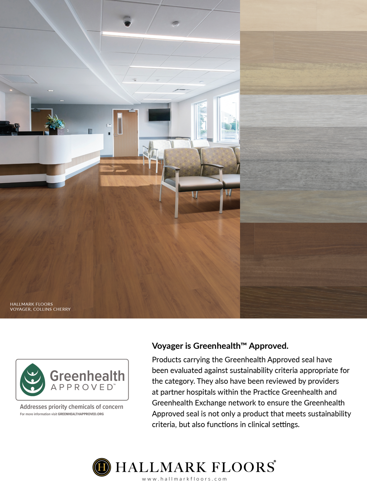 Voyager is Greenhealth™ Approved | Hallmark Floors